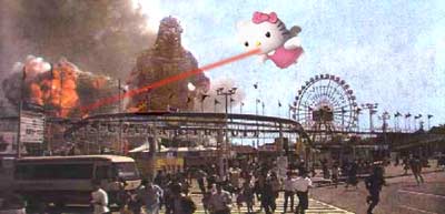 Kitty vs. Godzilla